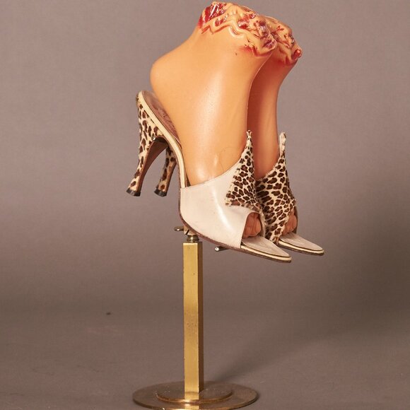 joseph larose | Shoes | 97s Purple Velvet Platform Mules Heels Shoes ...